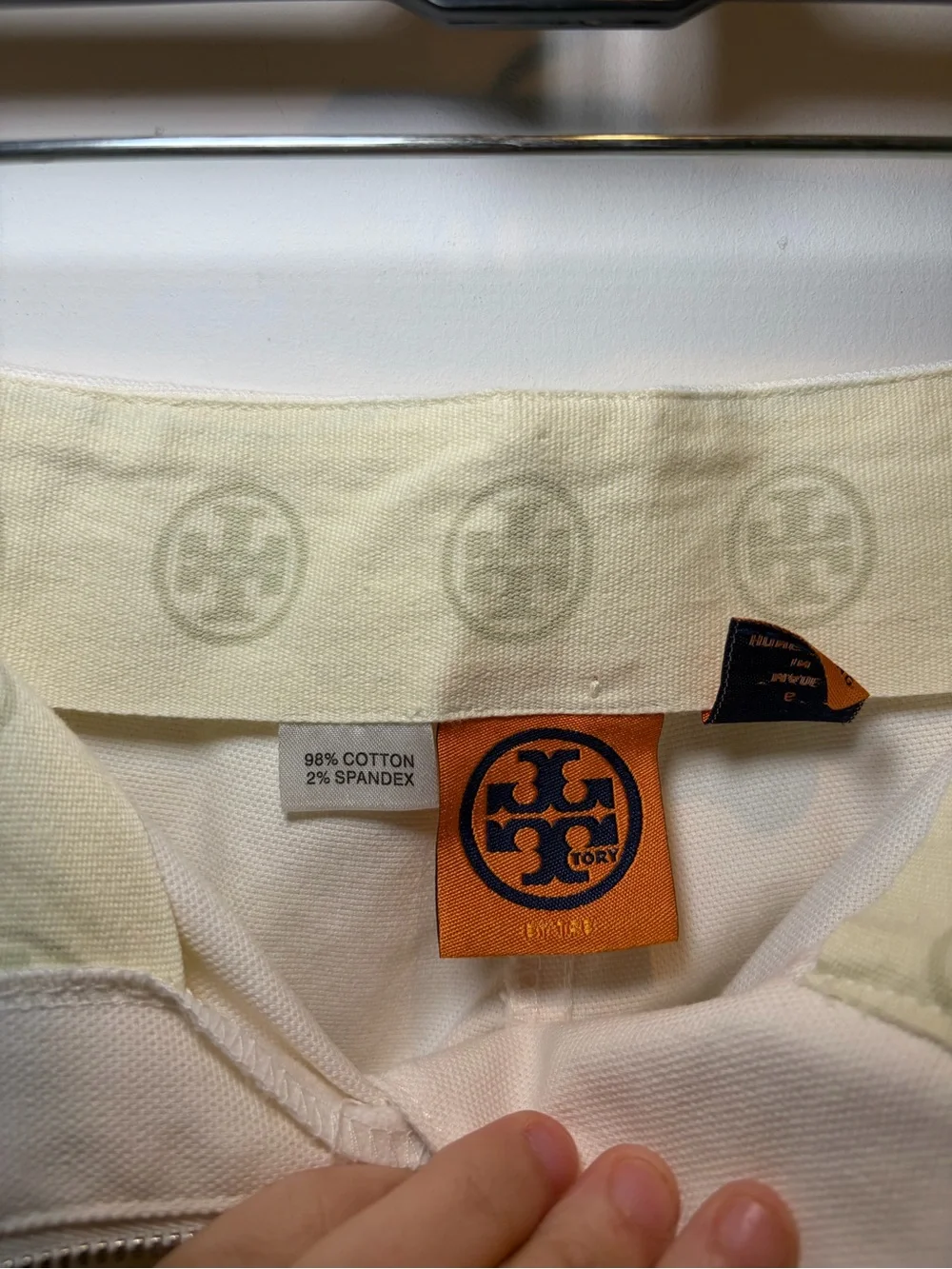 Tory Burch | Pants & Jumpsuits | Tory Burch White Cotton Flare Pants ...